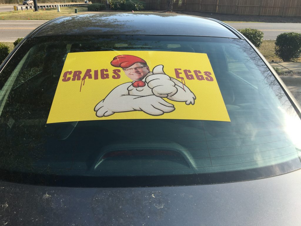 Custom Window Mesh Decal and Car Magnet | All Star Flags